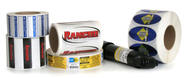 OEM Auto Parts Labels - Weber Labels UK