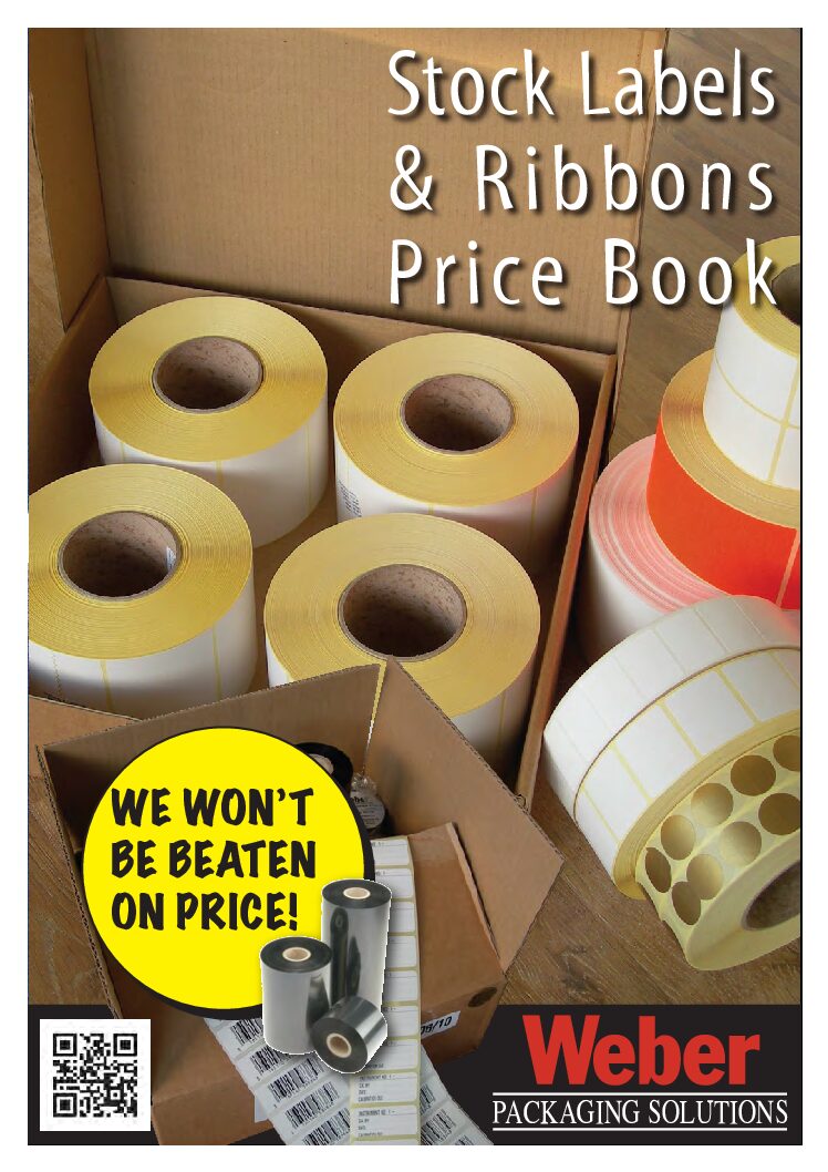 Weber Stock Labels Price Book GBP - Weber Labels UK